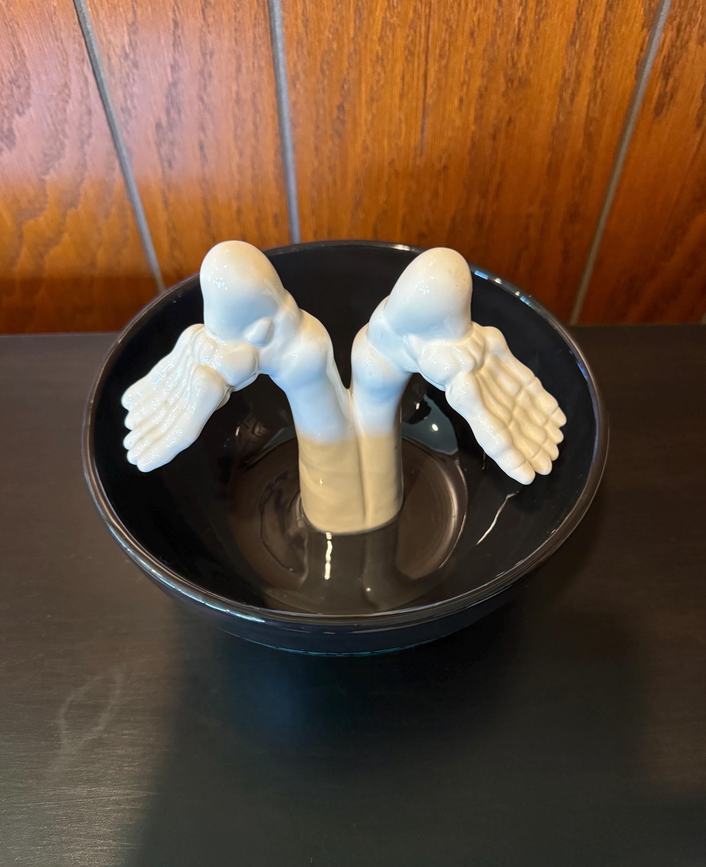 Kmart Totally Ghoul Green and Black Skeleton Feet Candy Bowl - Etsy