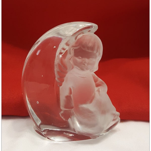 Lead Crystal Angel Figurines - Etsy