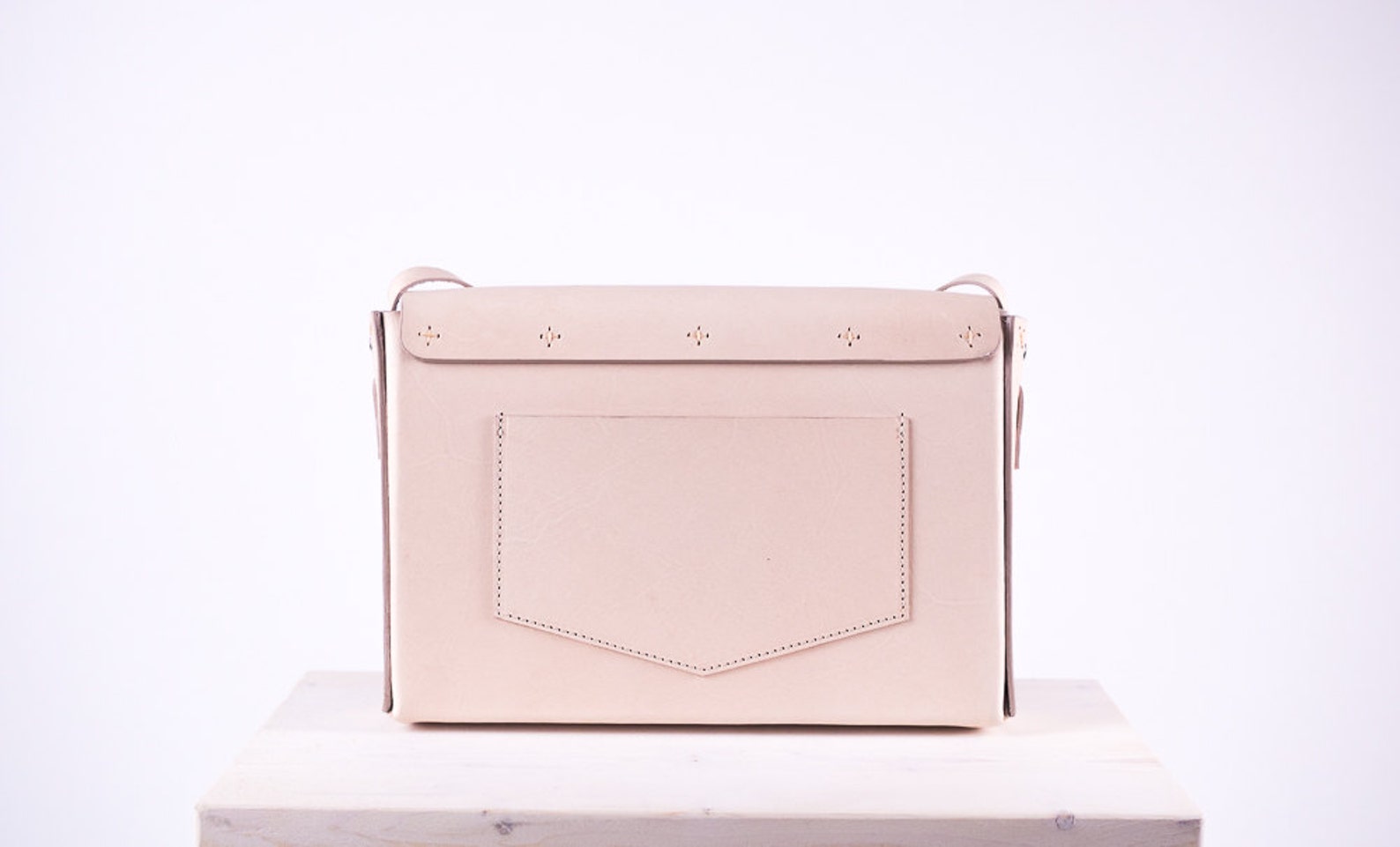 Natural Leather Bag Vegetable Tanned Leather Purse - Etsy