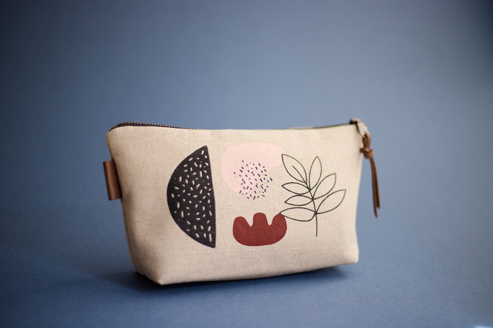 Abstract Print Purse Small Makeup Bag Screen Printed Purse - Etsy