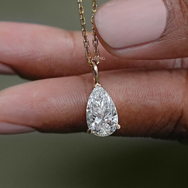 Pear Cut Pendant Settings - Etsy