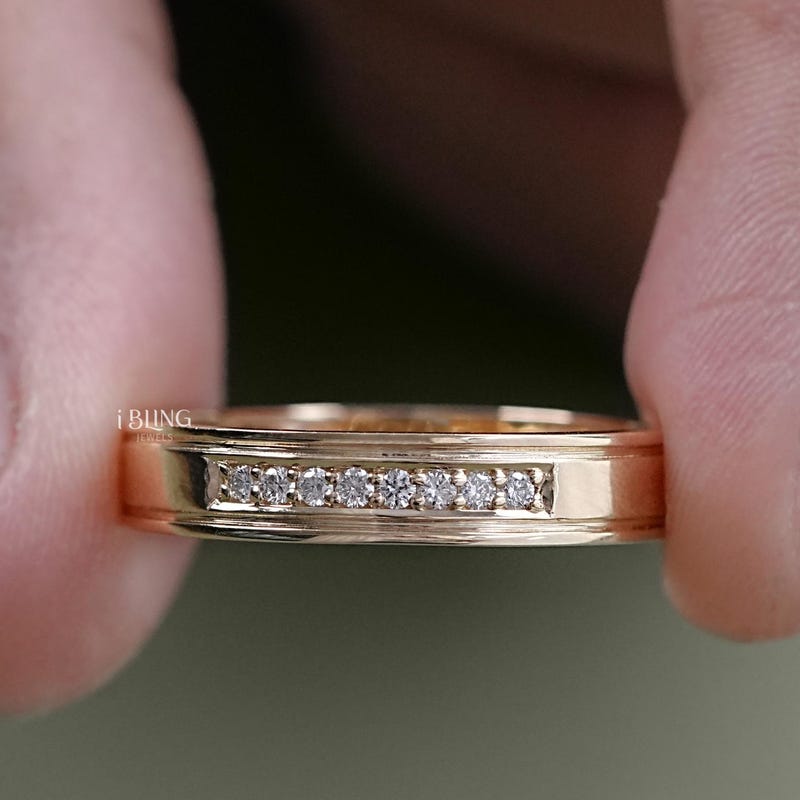 Chanel Wedding Band Men - Etsy UK