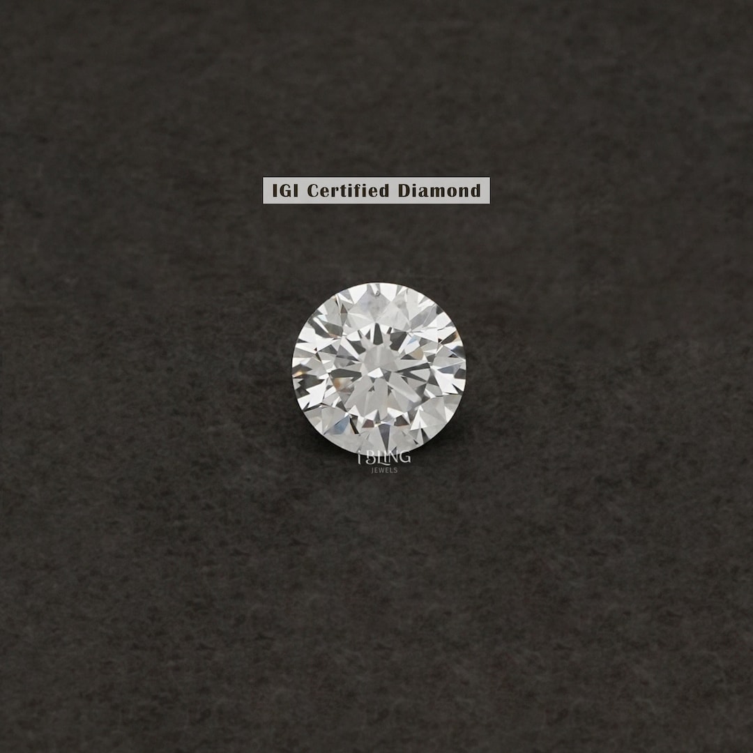 IGI Certified Lab Grown Loose Diamond / Round Cut Man Made Diamond for ...