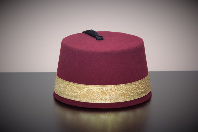Velvet Felt Fez Hat Shriner Turkish Casablanca Moroccan Cap | Etsy