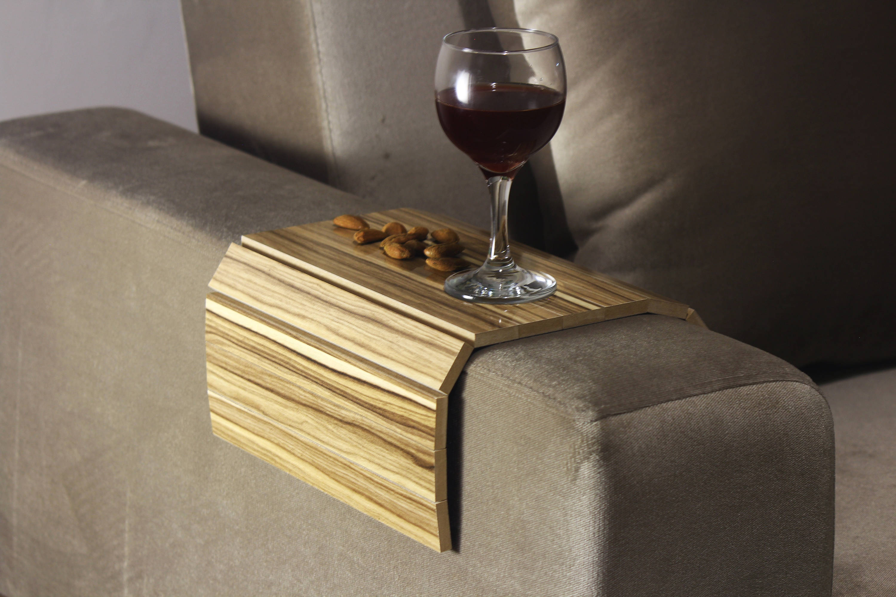 Sofa Tray Table Couch Tray Giftwoodcoffee Tablearmrest | Etsy