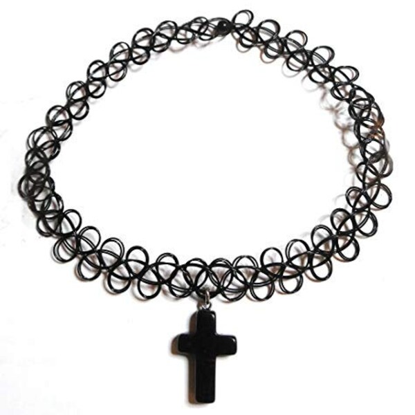 Cross Choker - Etsy