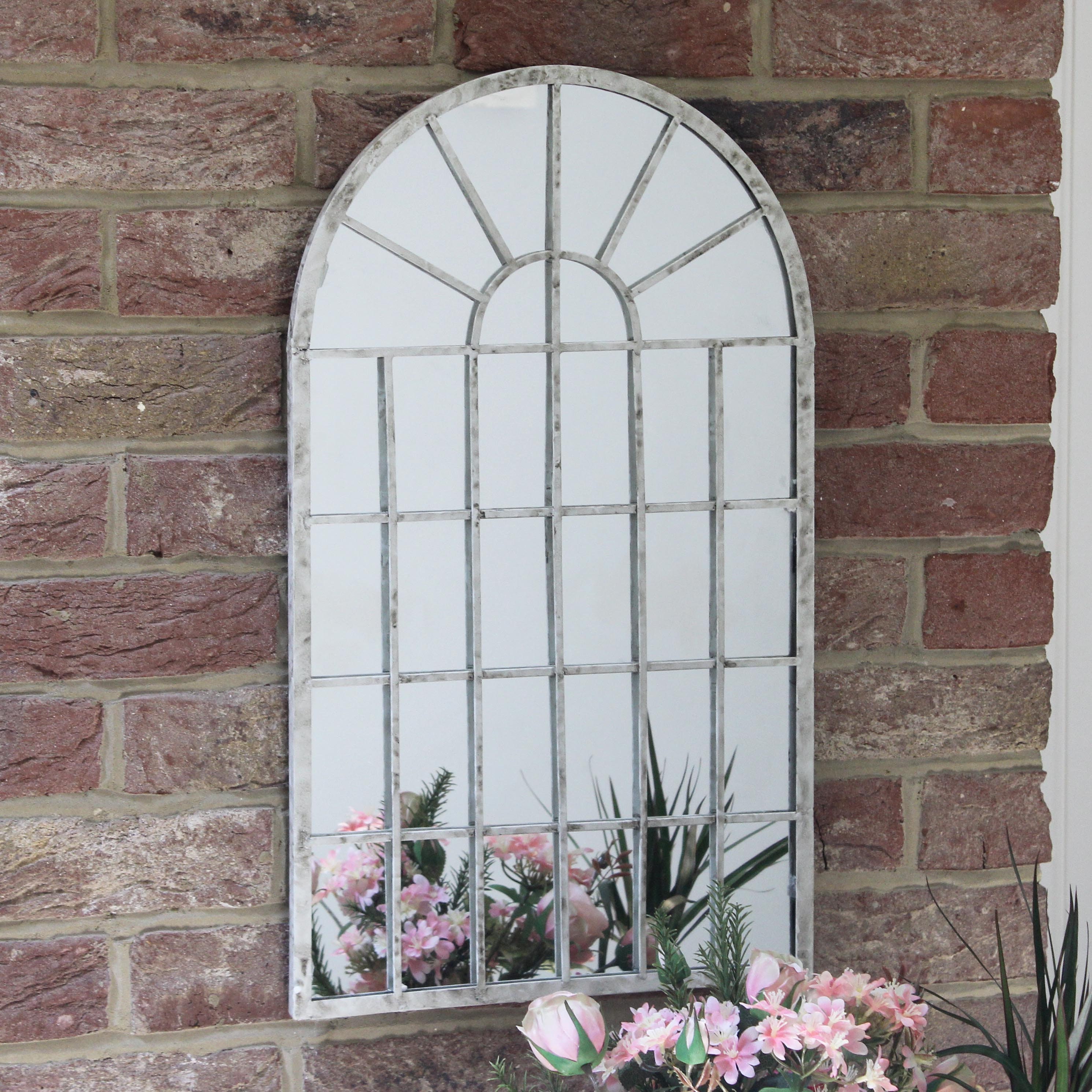 Aged White Multi Panel Mirror - 2 Sizes - Etsy UK