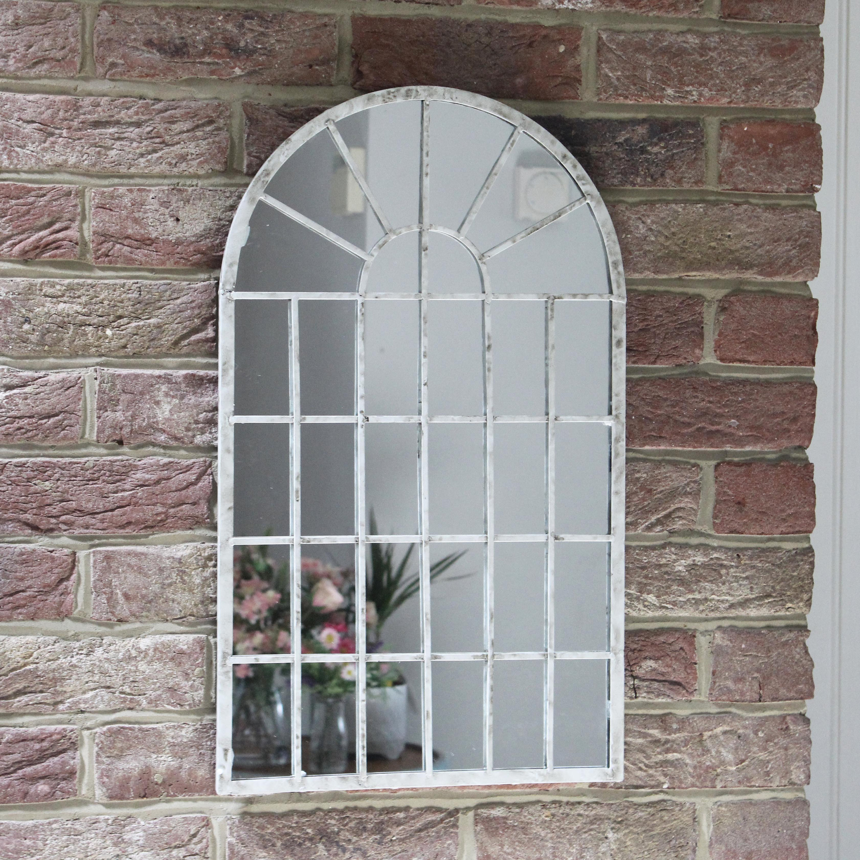 Aged White Multi Panel Mirror - 2 Sizes - Etsy UK