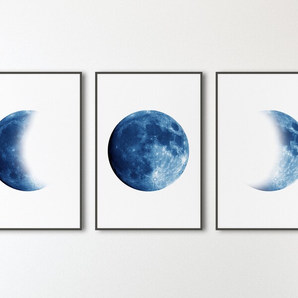 Blue Moon Phases - Etsy
