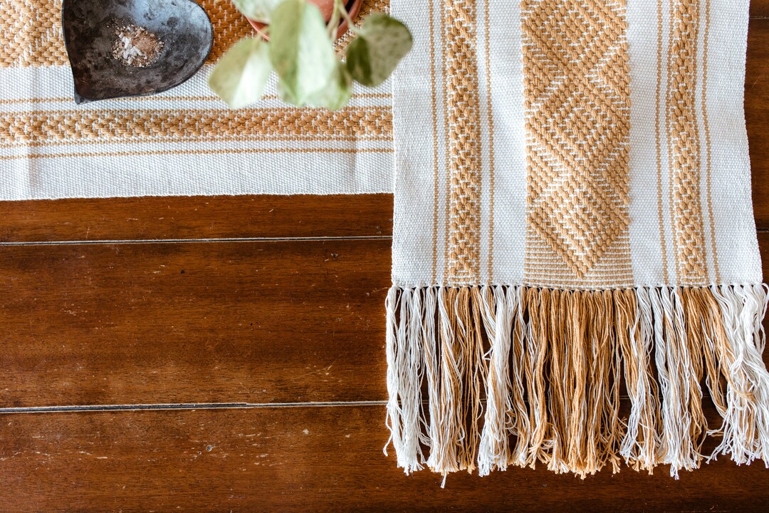 Mexican Woven Table Runner/oaxaca Artesania/holiday Table Decor/fall ...