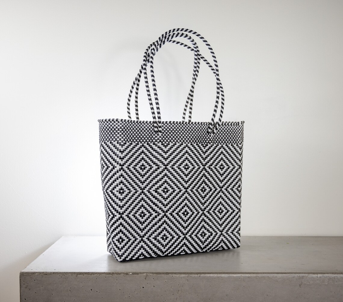 Fourre-tout en plastique recyclé sac à provisions | Etsy France