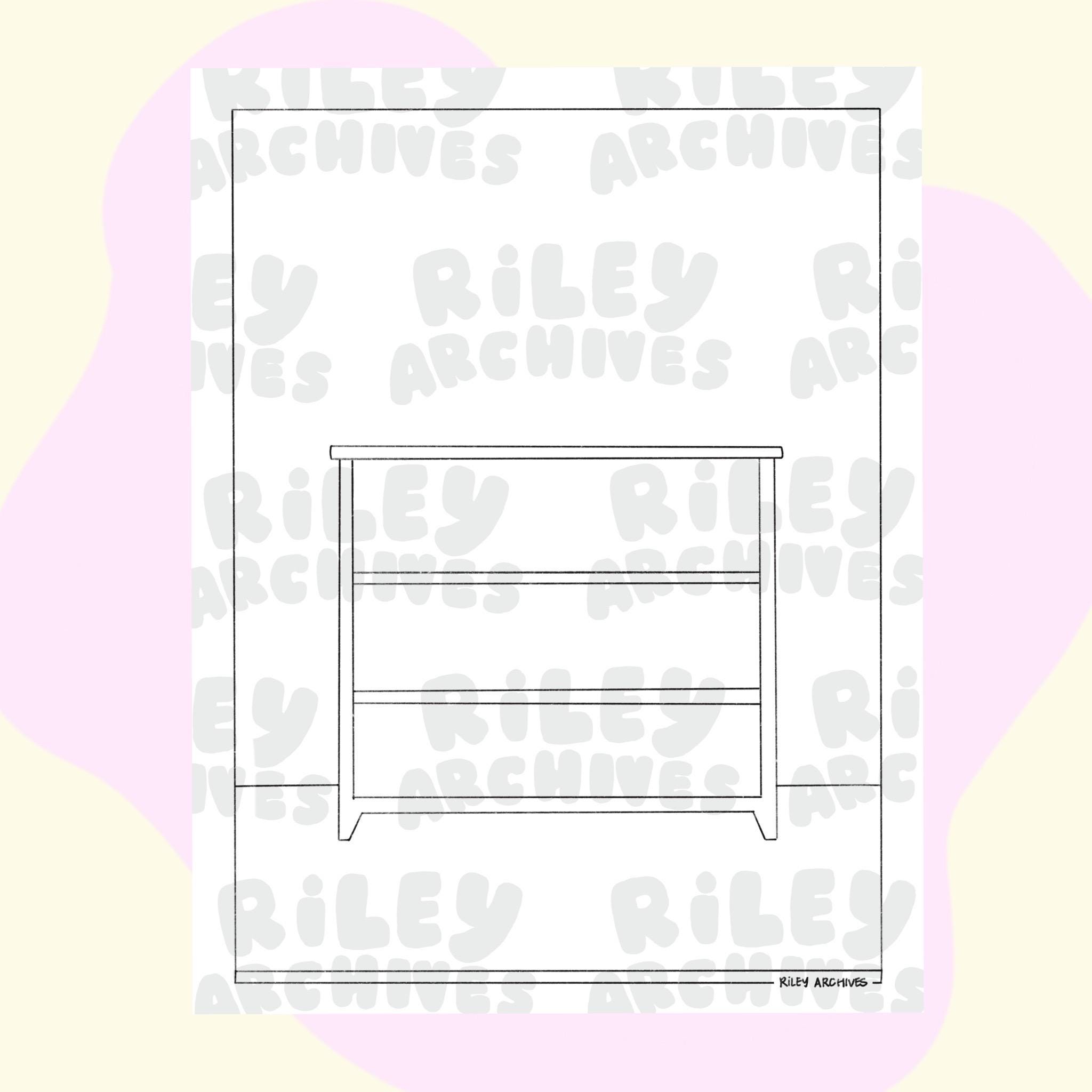 Style Your Own Shelf | Coloring Page Download - Etsy