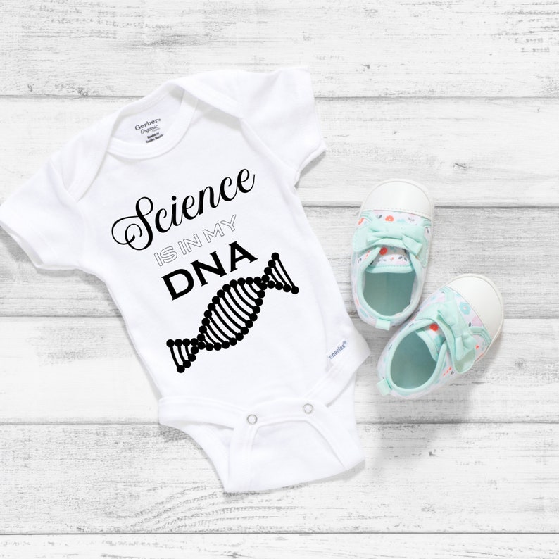 Science is in My DNA Onesies® Science Onesies® for Babies - Etsy