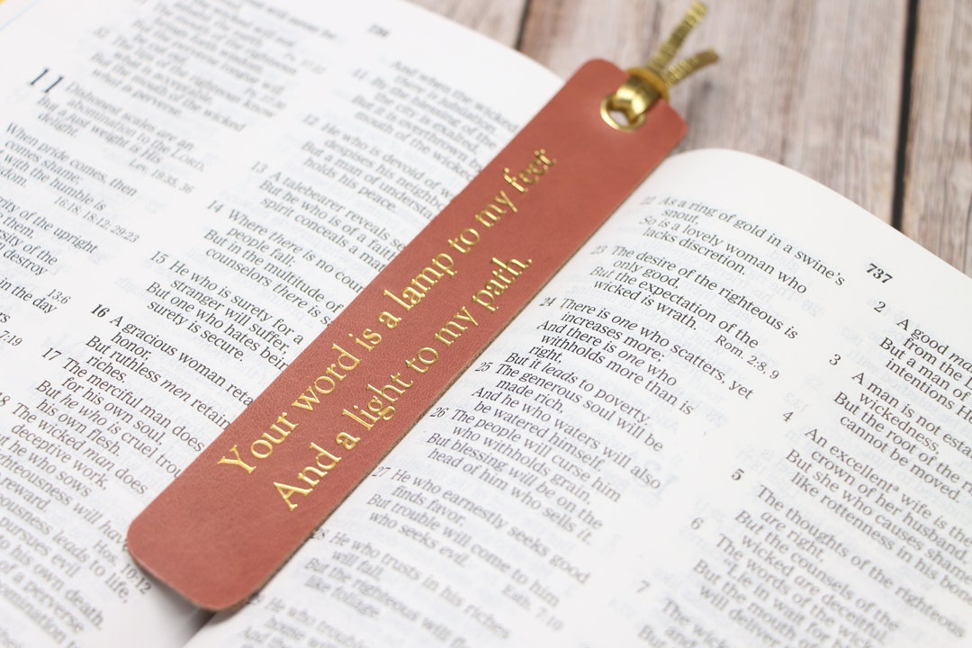 Christian Bookmarks Leather Bible Bookmarks Corner Leather - Etsy