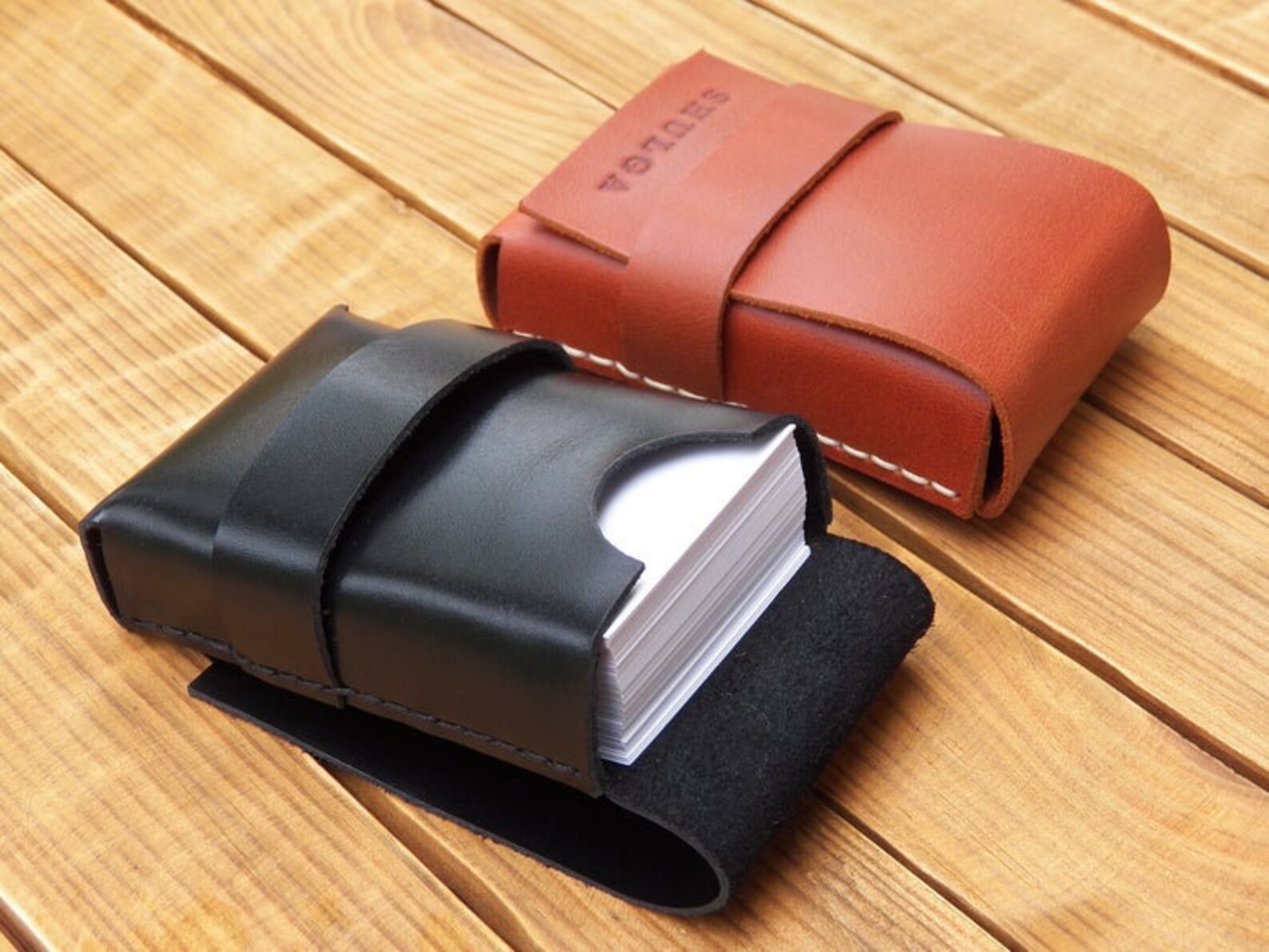 Personalized Card Wallet Personalized Card Case Mens Leather - Etsy