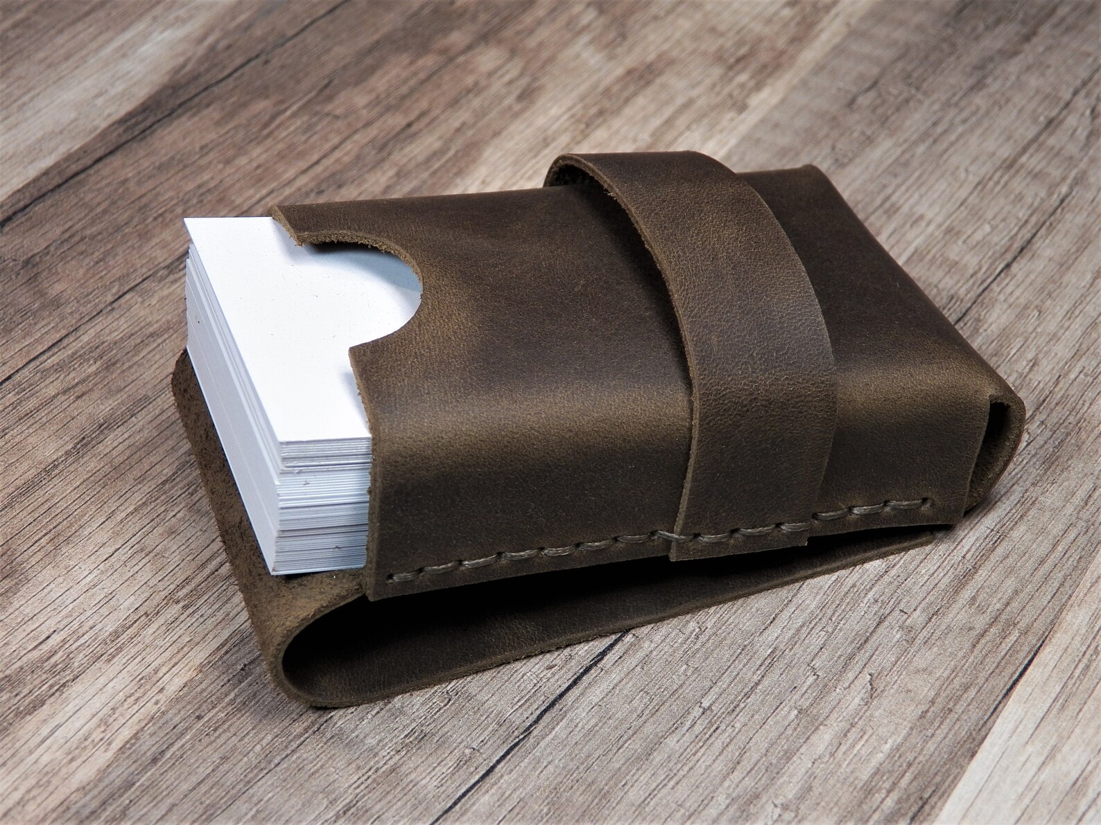 Personalized Card Wallet Personalized Card Case Mens Leather - Etsy