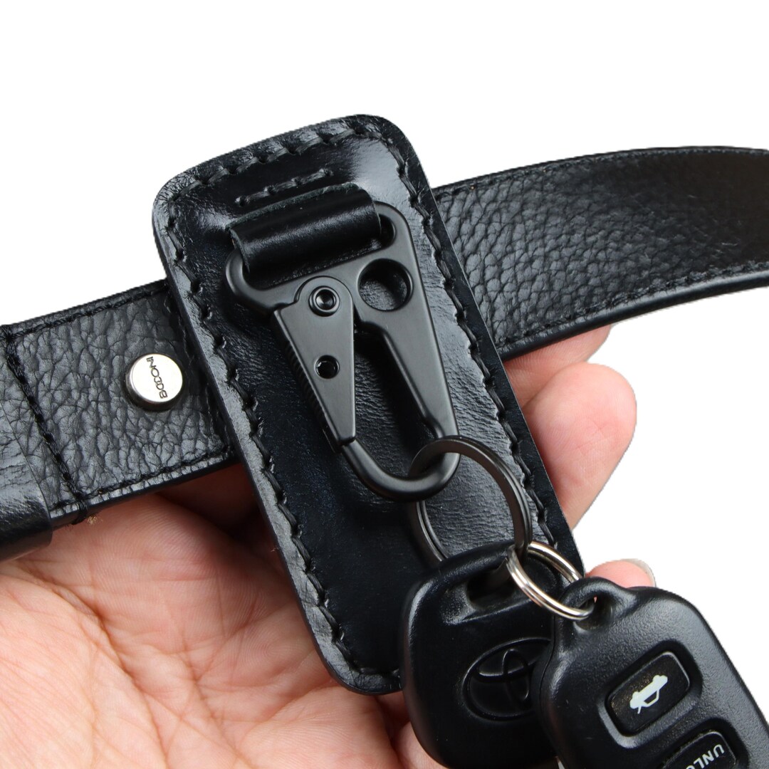 Personalized Belt Key Holder, Key Clip Lever Clip Leather, Tactical Key ...