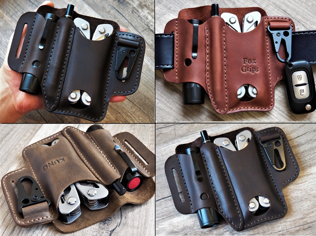 Leatherman Wave Pouch EDC Organizer Leatherman Leather Sheath ...