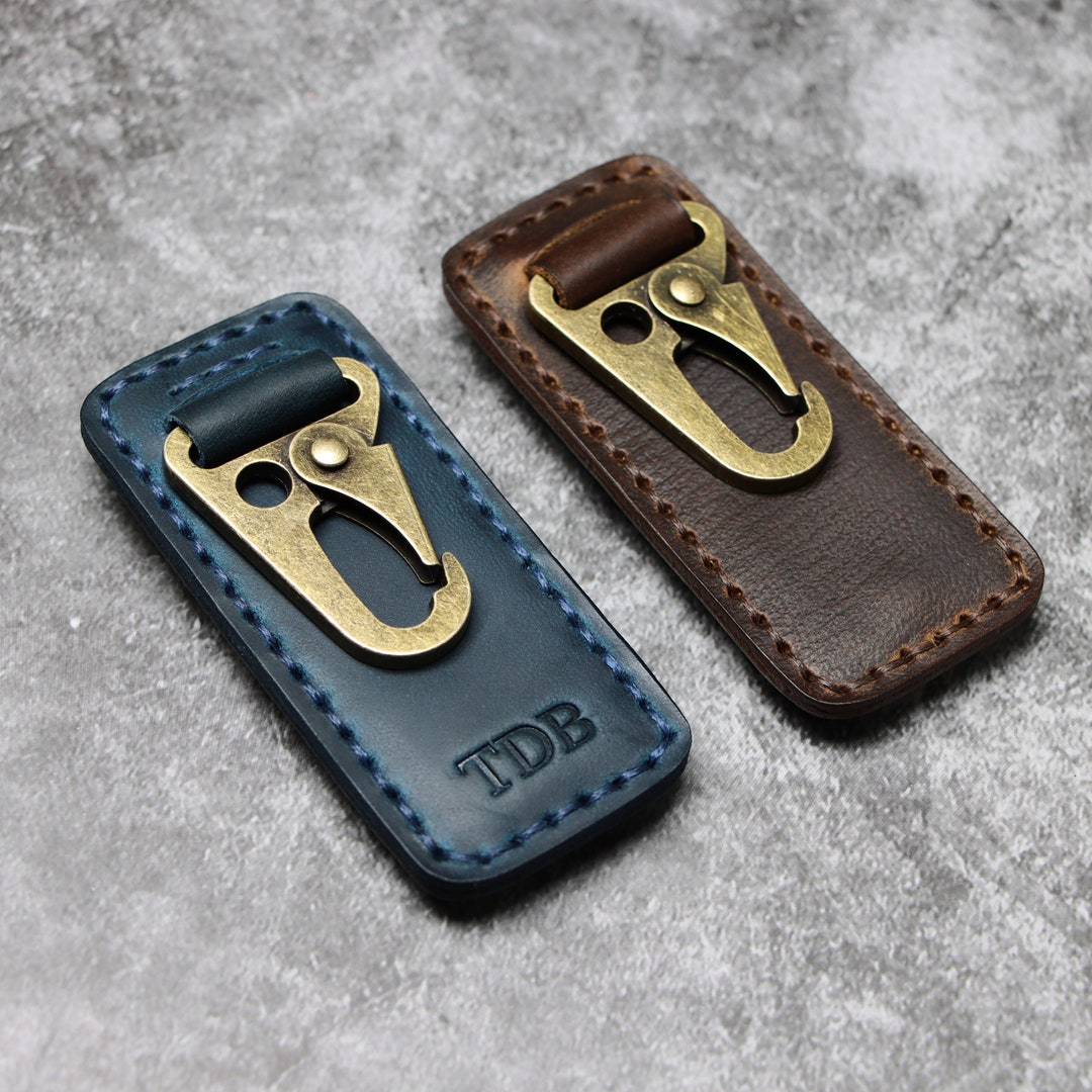 Personalized Belt Key Holder, Key Clip Lever Clip Leather, Tactical Key ...