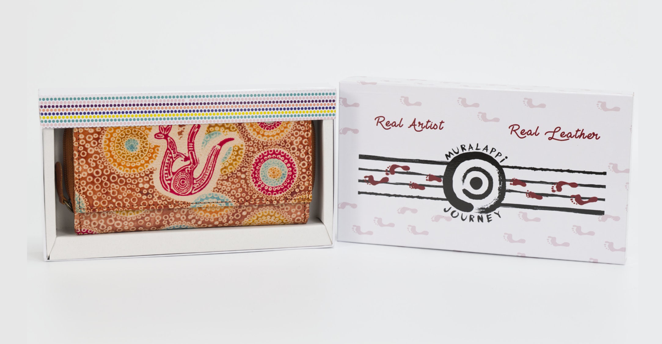 Aboriginal Indigenous Australian Artist Genuine Leather Wallet Purse - Etsy