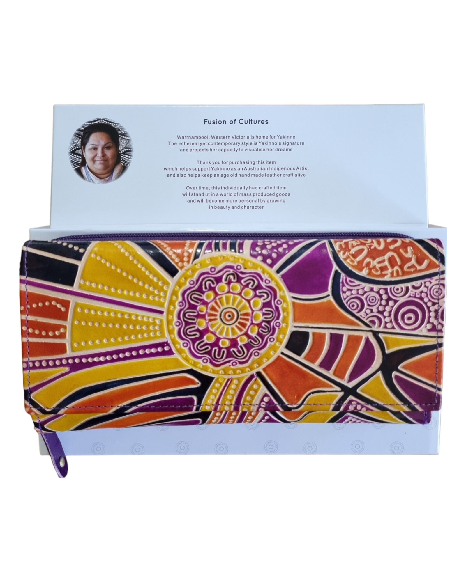 Aboriginal Indigenous Australian Artist Bulurru Wallet Purse road to ...