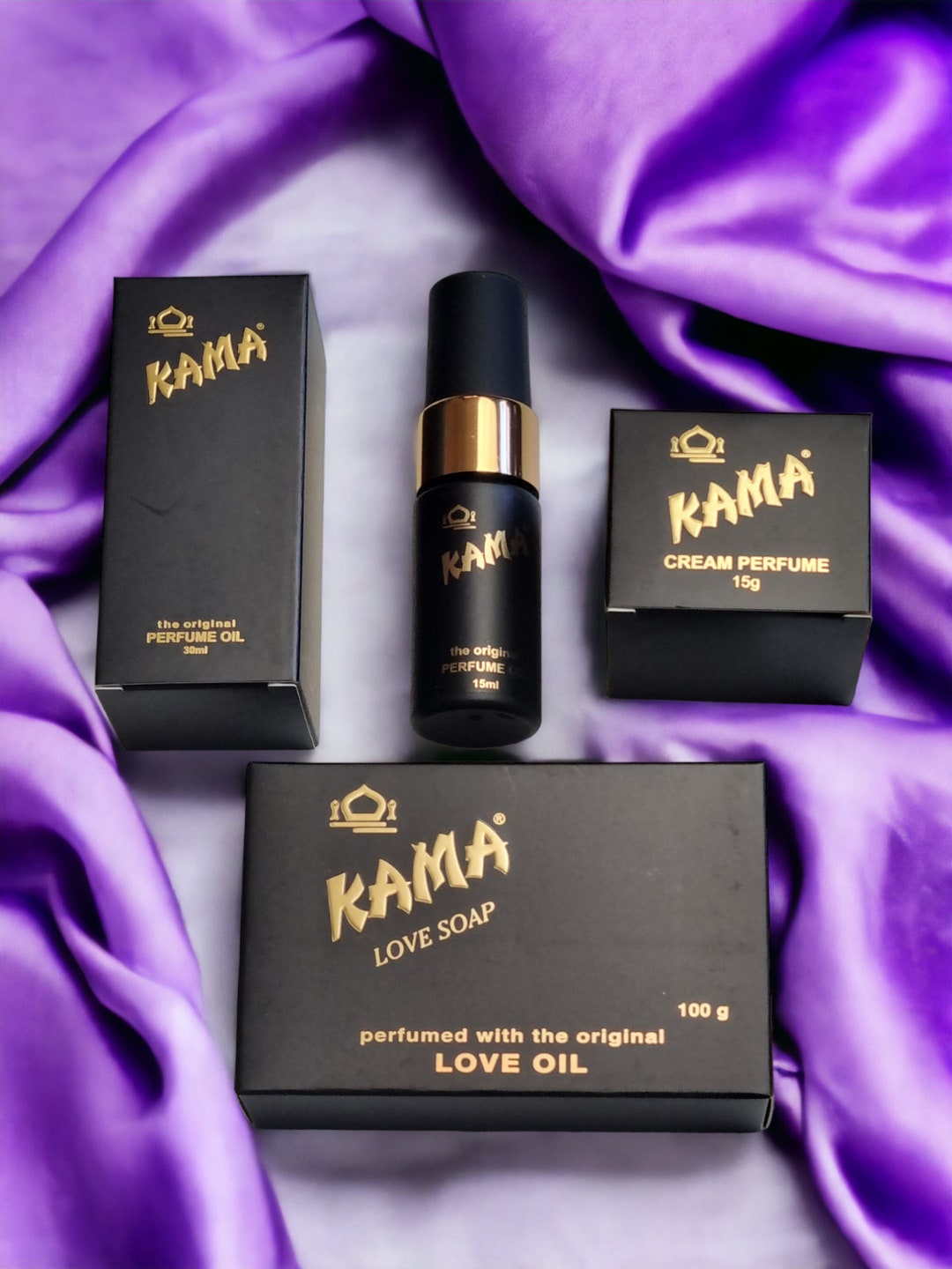 Kama Perfume Gift Pack Set Original Love Oil Cream Spray Soap New ...
