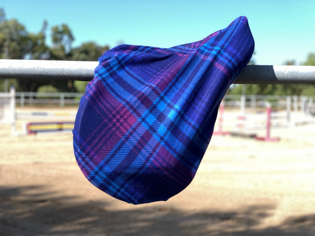English Saddle Cover, Jump, Dressage and All Purpose Saddles, Fleece ...