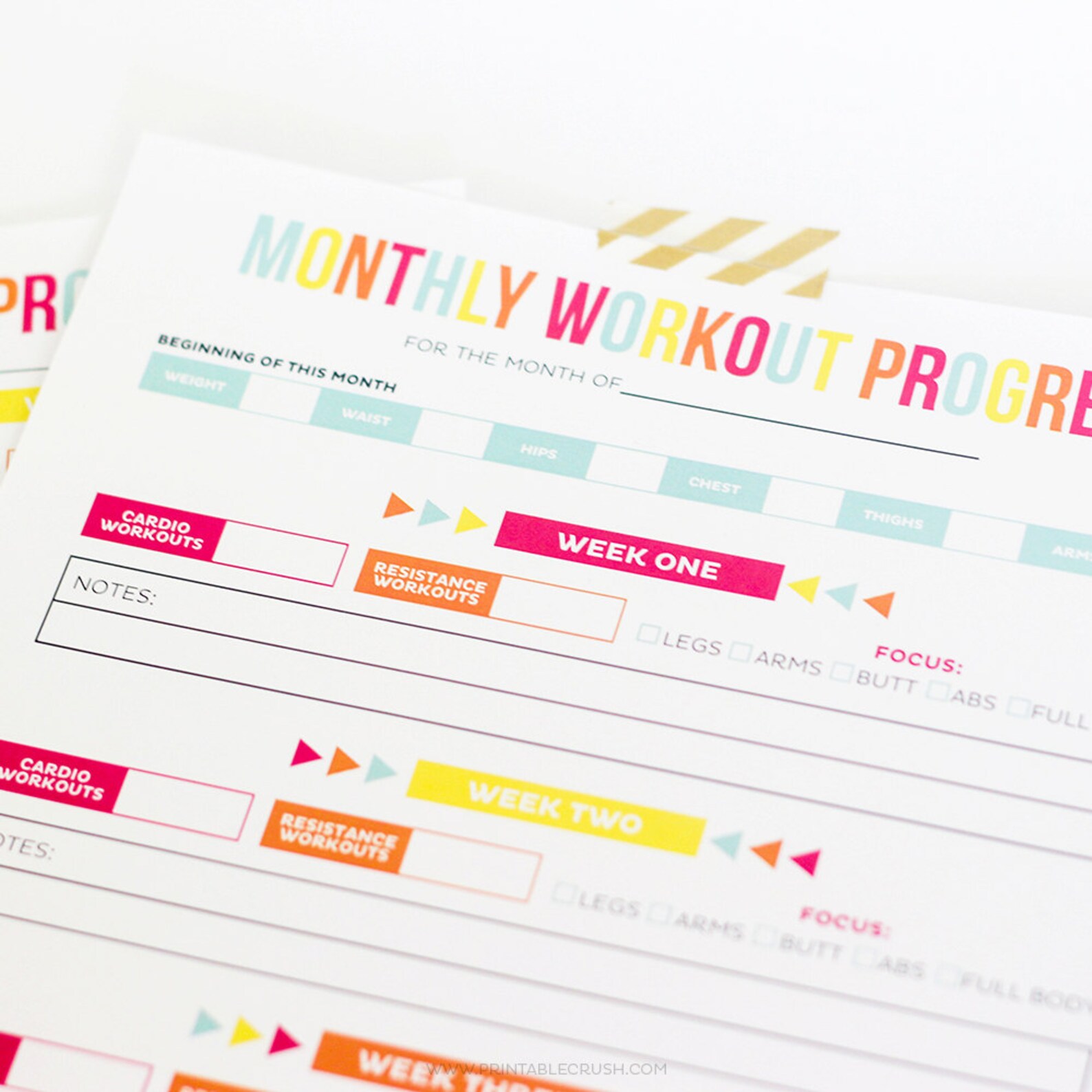 Editable Workout Schedule and Progress Chart - Etsy