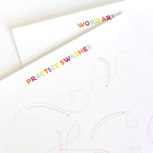 I Can Learn HAND LETTERING Worksheets for Beginners - Etsy