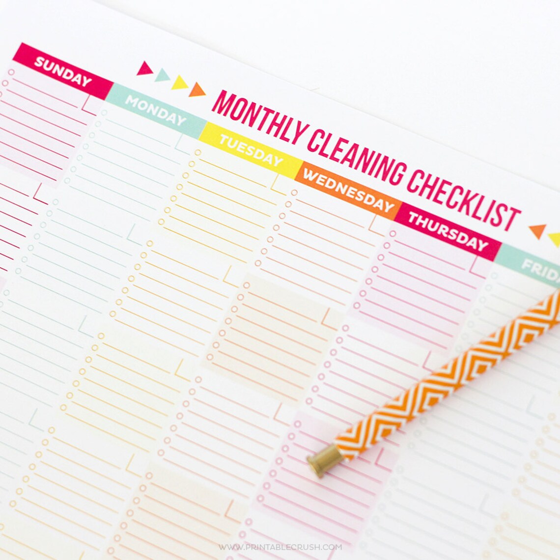 Editable Cleaning Checklist and Schedule - Etsy