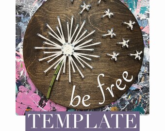 DIGITAL Sunflower String Art Template Print File Floral SVG - Etsy