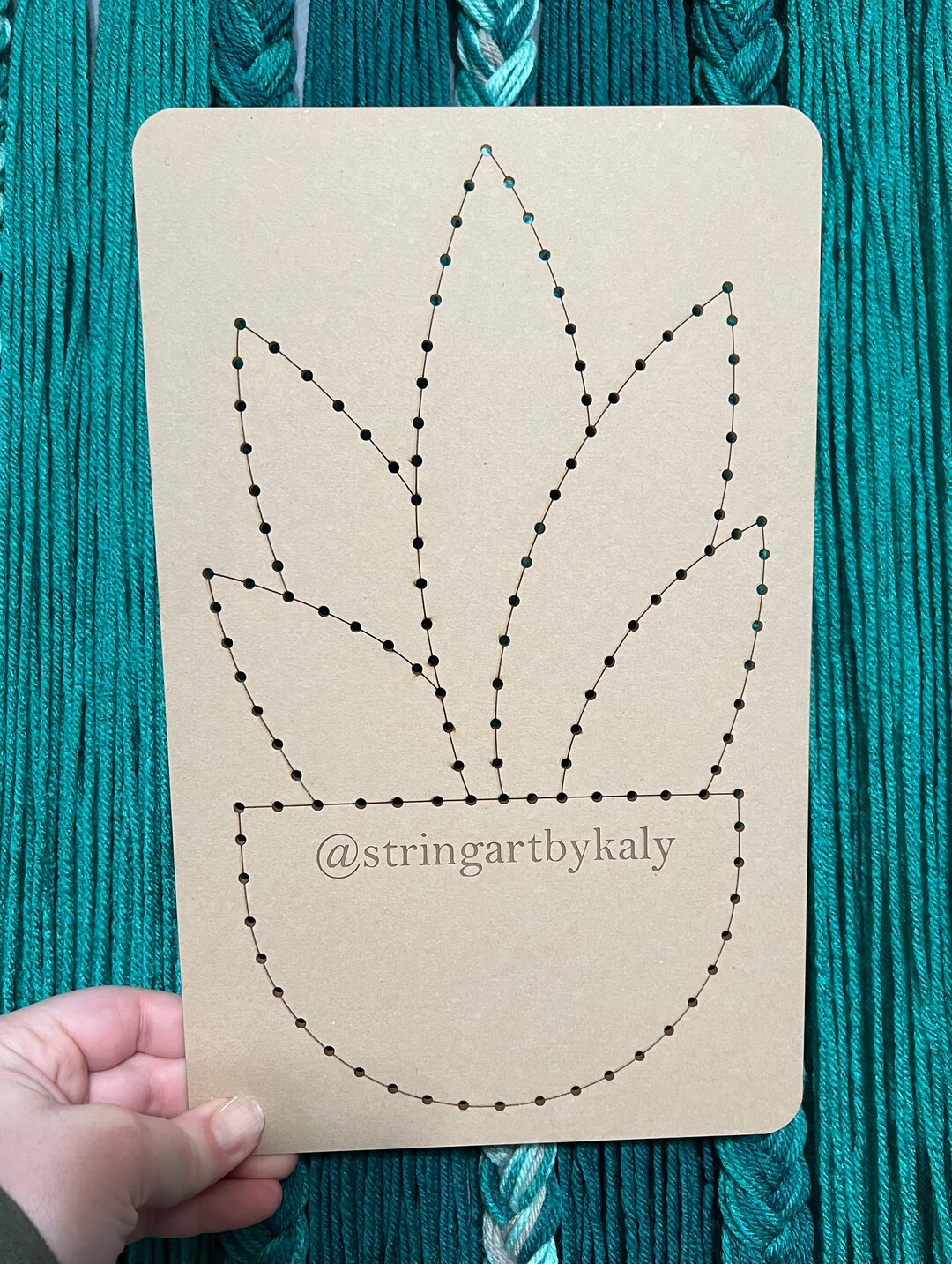 Succulent String Art Template - Etsy