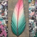 Feather String Art Template - Etsy UK