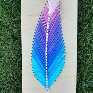 Multicolored Feather String Art - Etsy Canada