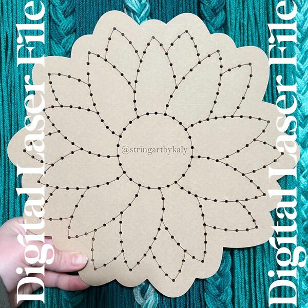 Sunflower String Art - Etsy