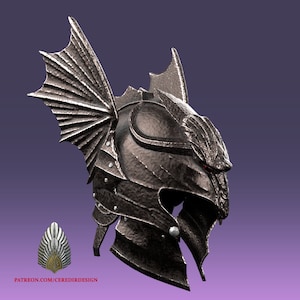 Daemon Targaryan Helmet | Raw DIY Helmet Accessory | Scaled to Fit - Etsy