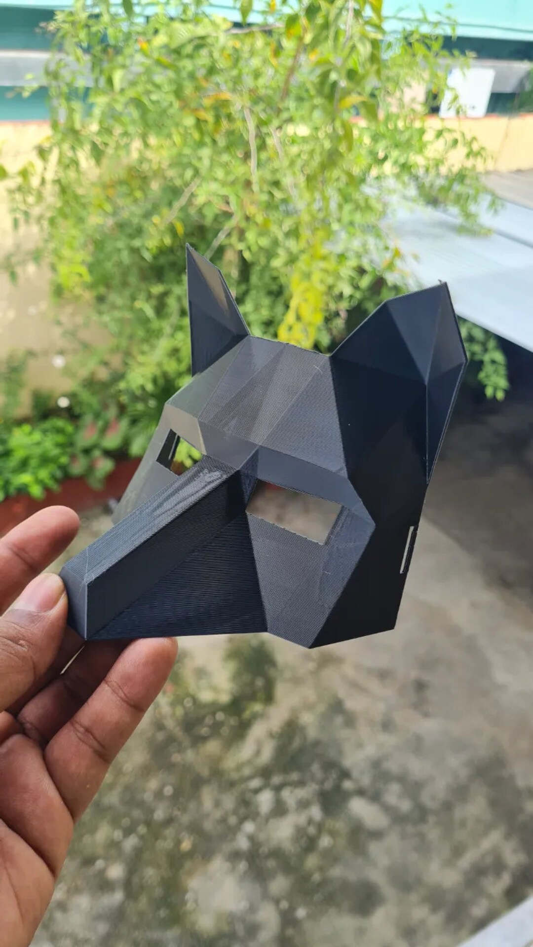 Low Poly Fox Mask | Raw DIY Kit | Wearable Accessory - Etsy