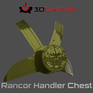 Rancor Handler Chest Armor 3D Files Digital Download - Etsy