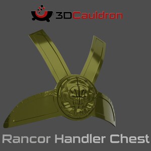 Rancor Handler Chest Armor 3D Files Digital Download - Etsy