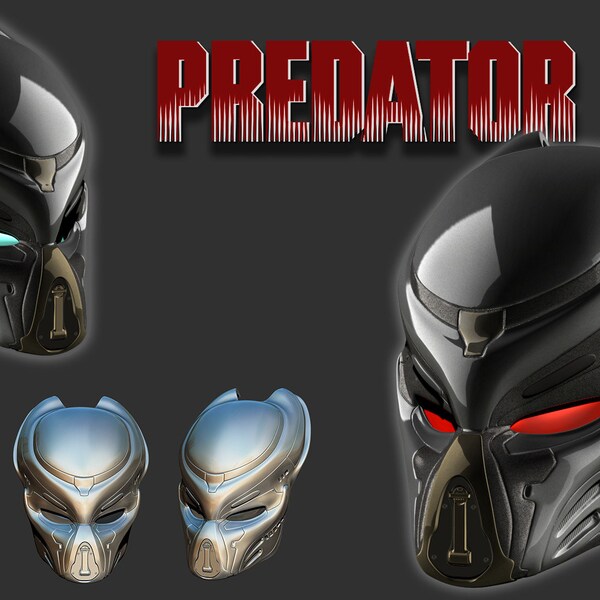Predator Mask - Etsy