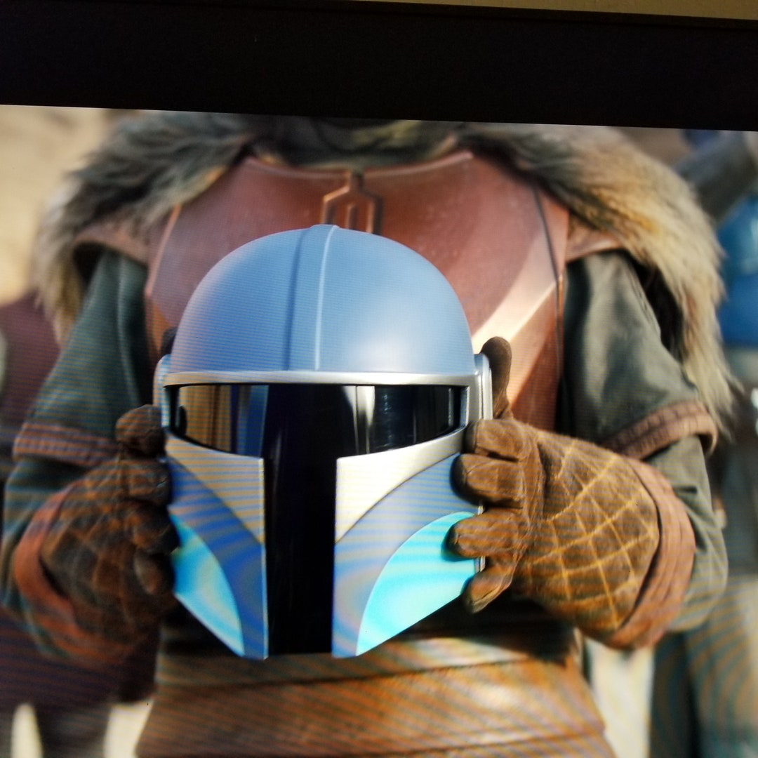 Ragnar Foundling Helmet From Mandalorian S3E1 Visor Included Scaled to ...