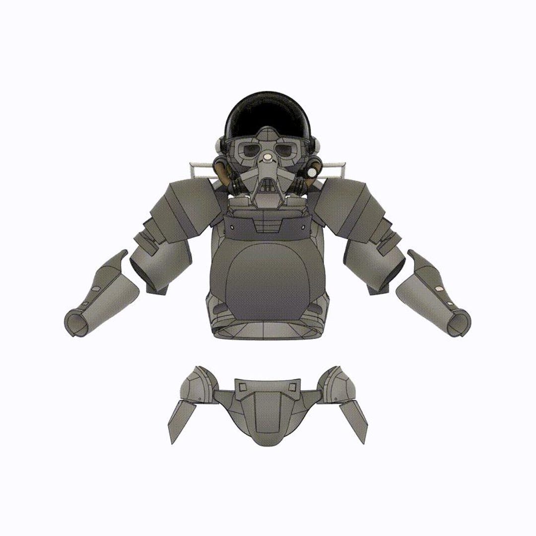 Fallout Secret Service Armor | Scaled to Fit! | Raw DIY Kit - Etsy Canada