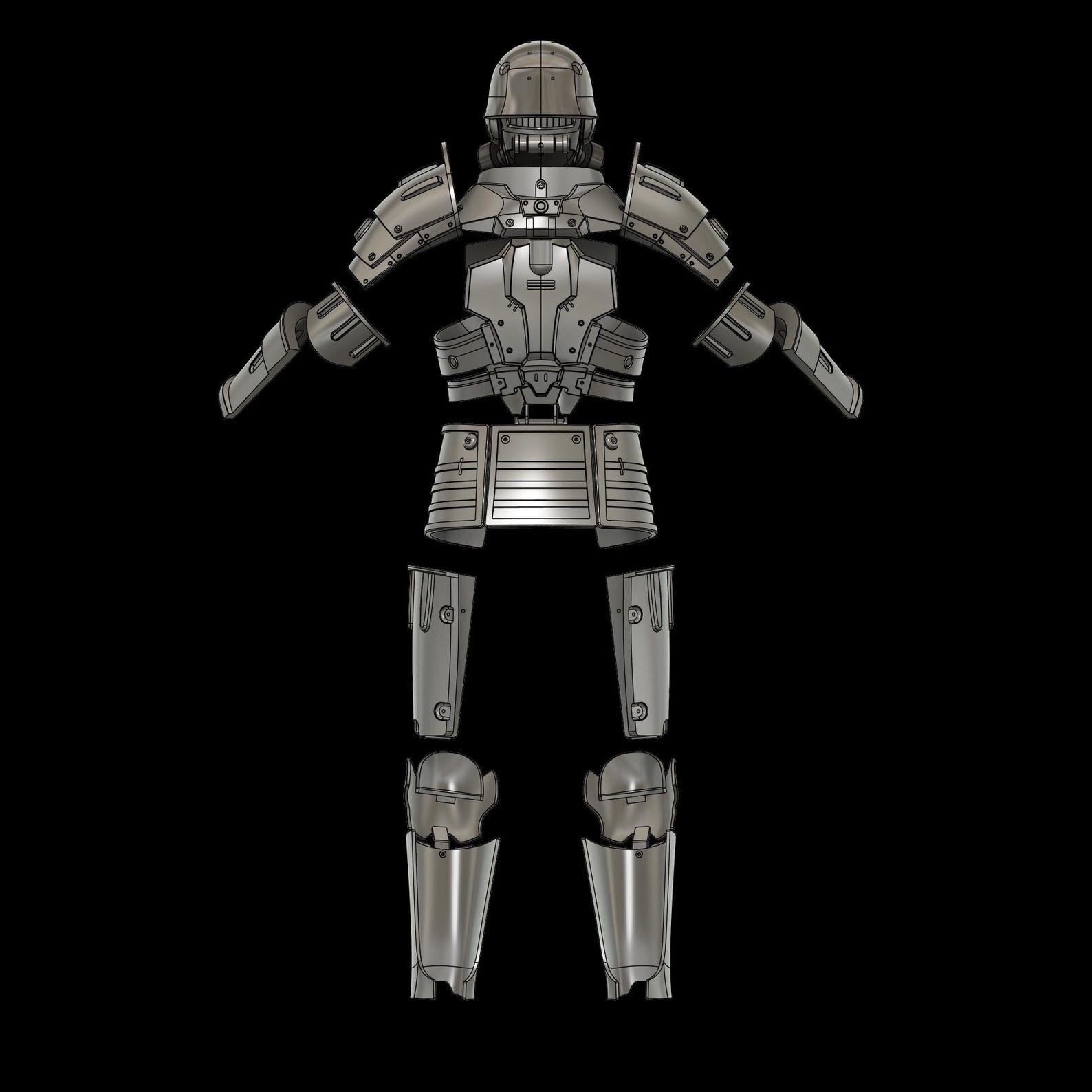 Fallout BOS Recon Armor | Scaled to Fit! | Raw DIY Kit - Etsy