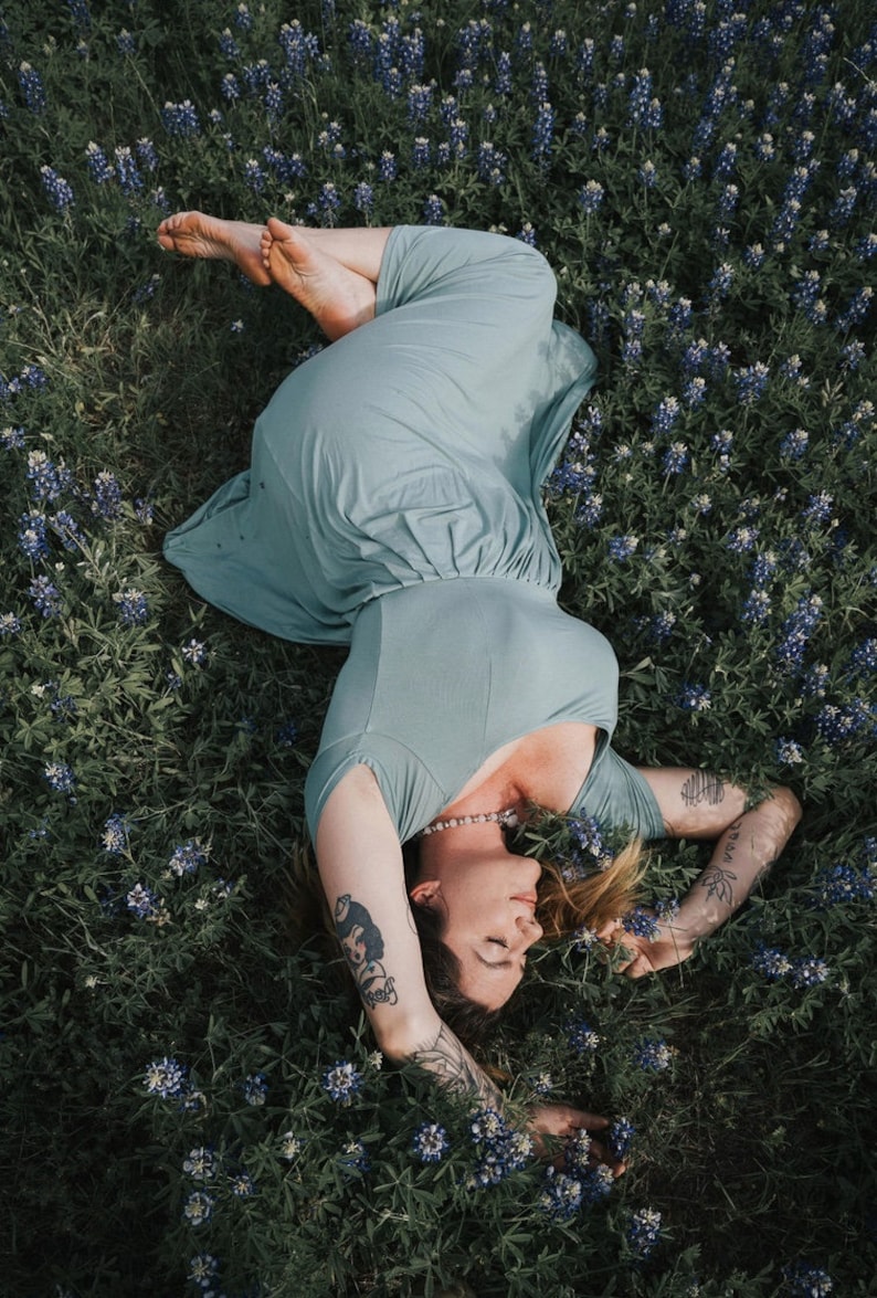 Bamboo Dress - Flowy Dress - Modest Eco-friendly Dress - Meadow ...