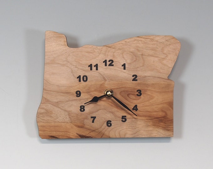 Oregon Myrtlewood Wood Wall Clock - Etsy