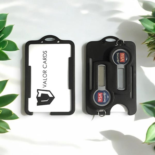 Dual Rsa Token and Badge Holder - Etsy