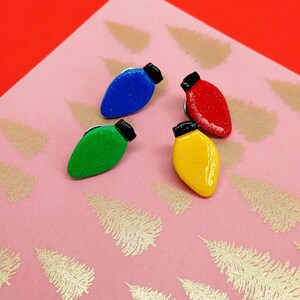 Retro Christmas Lights Pins - Etsy
