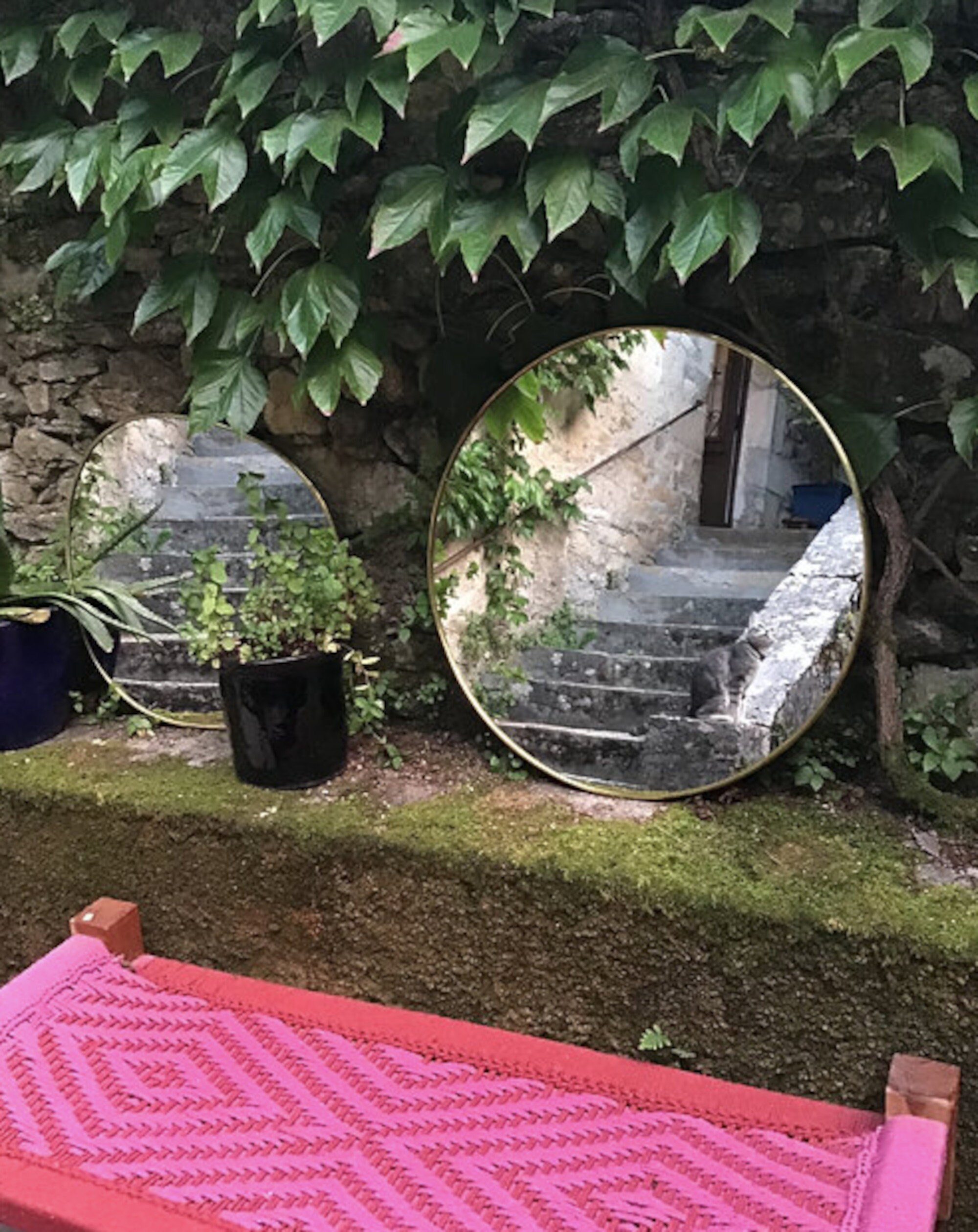 Round Mirror in Gilded Brass. 70 Cm Diameter more Choices in ...