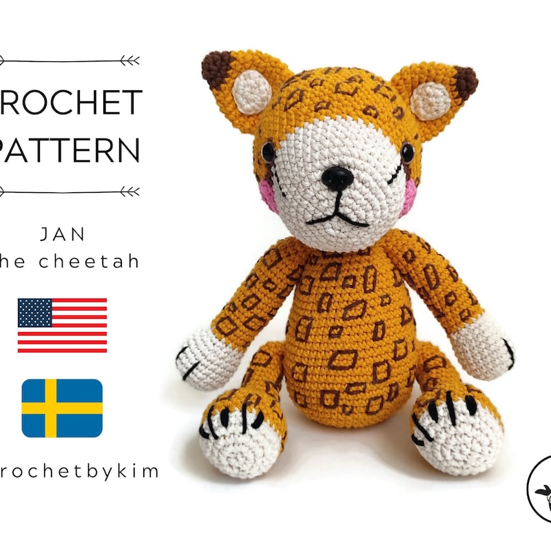 Crocheted Cheetah - Etsy
