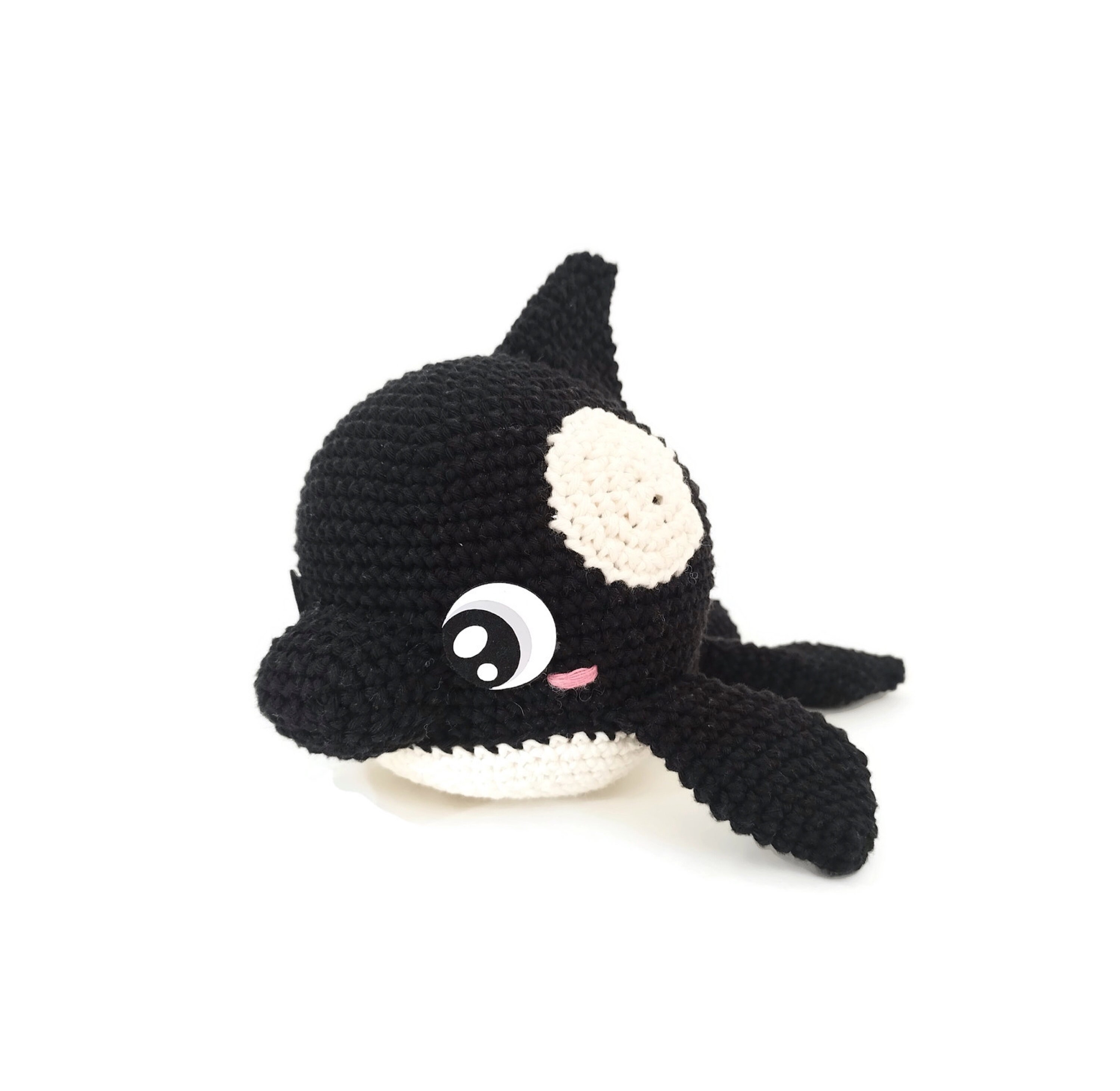 AMIGURUMI CROCHET PATTERN • Panda the Orca • Amigurumi Fish • Killer ...